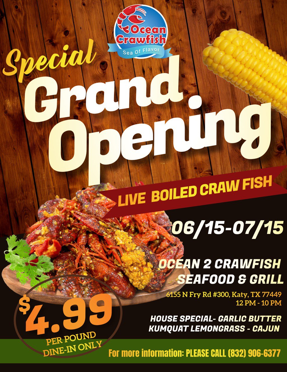 Ocean Crawfish – The Best SeaFood Restaurant Houston